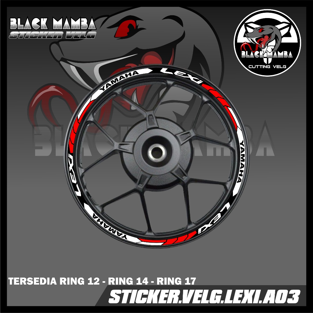 Jual STICKER VELG LEXI - STIKER LIS LIST VARIASI BAN/VELG LEXI A03 ...