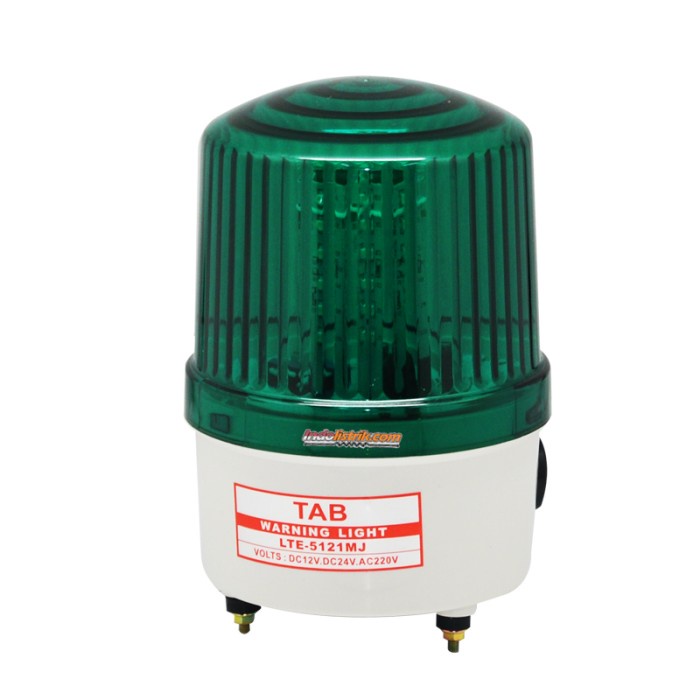Jual Lampu Darurat LED 5 " Rotary Warning Light + Buzzer Multi Volt TAB ...