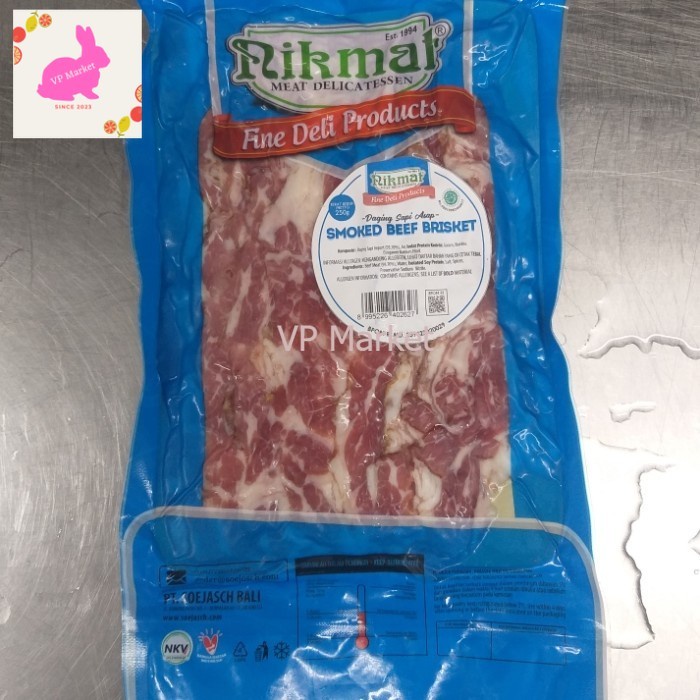 Jual Nikmat Smoked Beef Brisket 250 gram | Shopee Indonesia