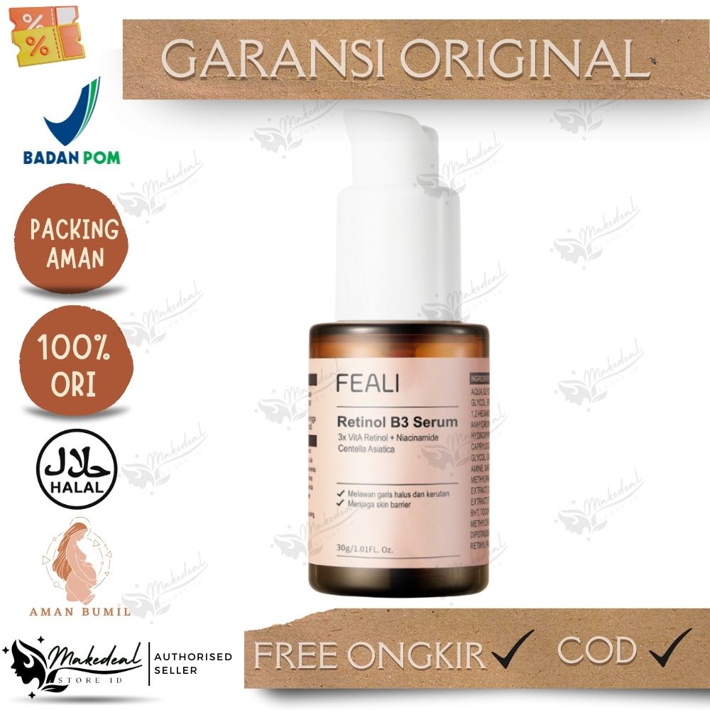 Jual READY STOK FEALI Retinol B3 Serum - Serum Anti Aging Skin Barrier ...