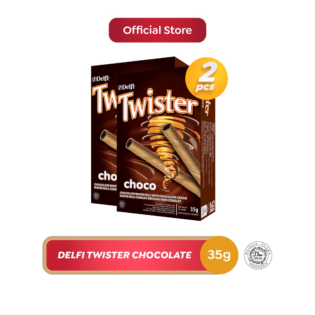 Jual Twister Chocolate 35 g x 2 pcs | Shopee Indonesia