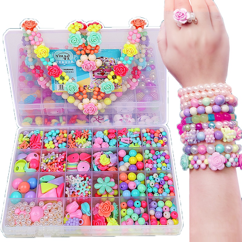 Jual DIY Handmade Beaded Children's Toy with Accessory Set Creative 24 ...