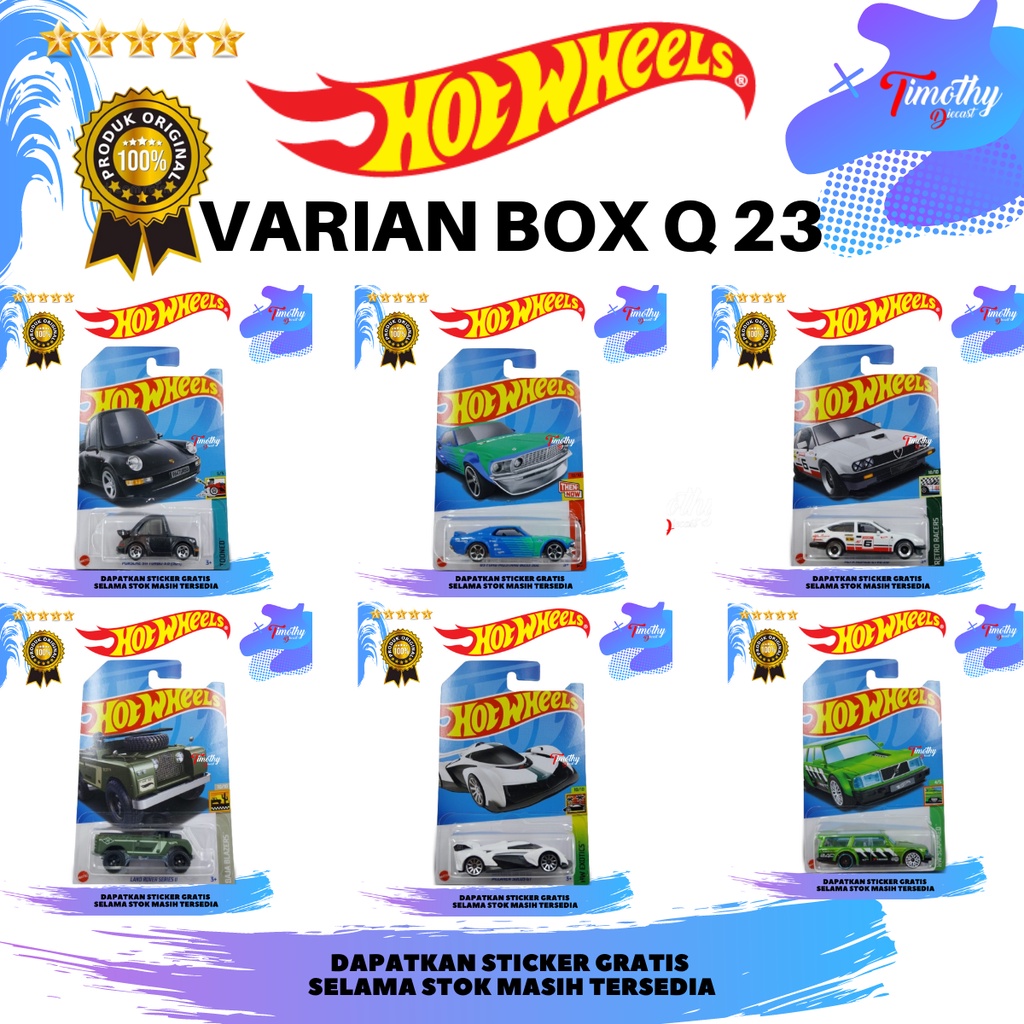 Jual Hot Wheels Box Q 23 Bebas Pilih Sesuai Foto Mainan Timothy Diecast ...