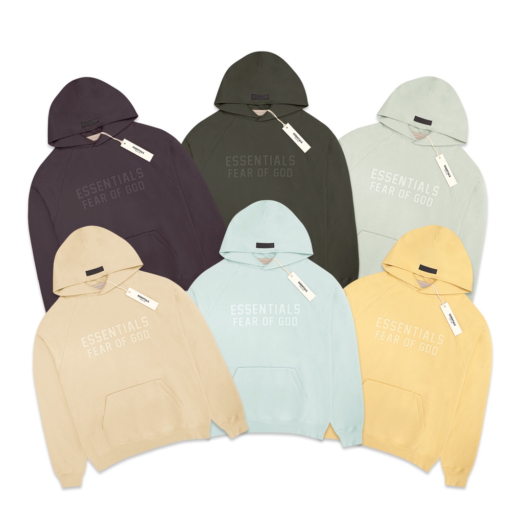 Jual FOG Essentials Center Solid Rubber Text Hoodie | Shopee Indonesia