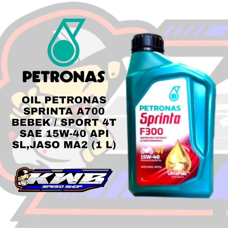 Jual PETRONAS SPRINTA F300 SAE 15W-40 API SL,JASO MA2 (1 L) | Shopee ...