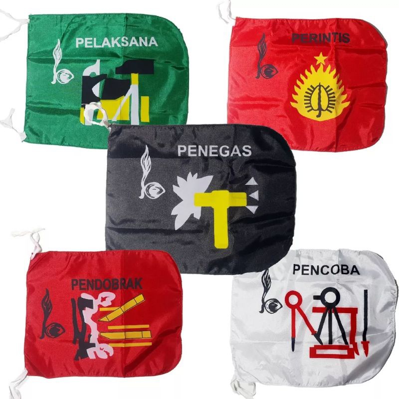 Jual Bendera Sangga - Perintis/Pencoba/Penegas/Pendobrak/Pelaksana ...