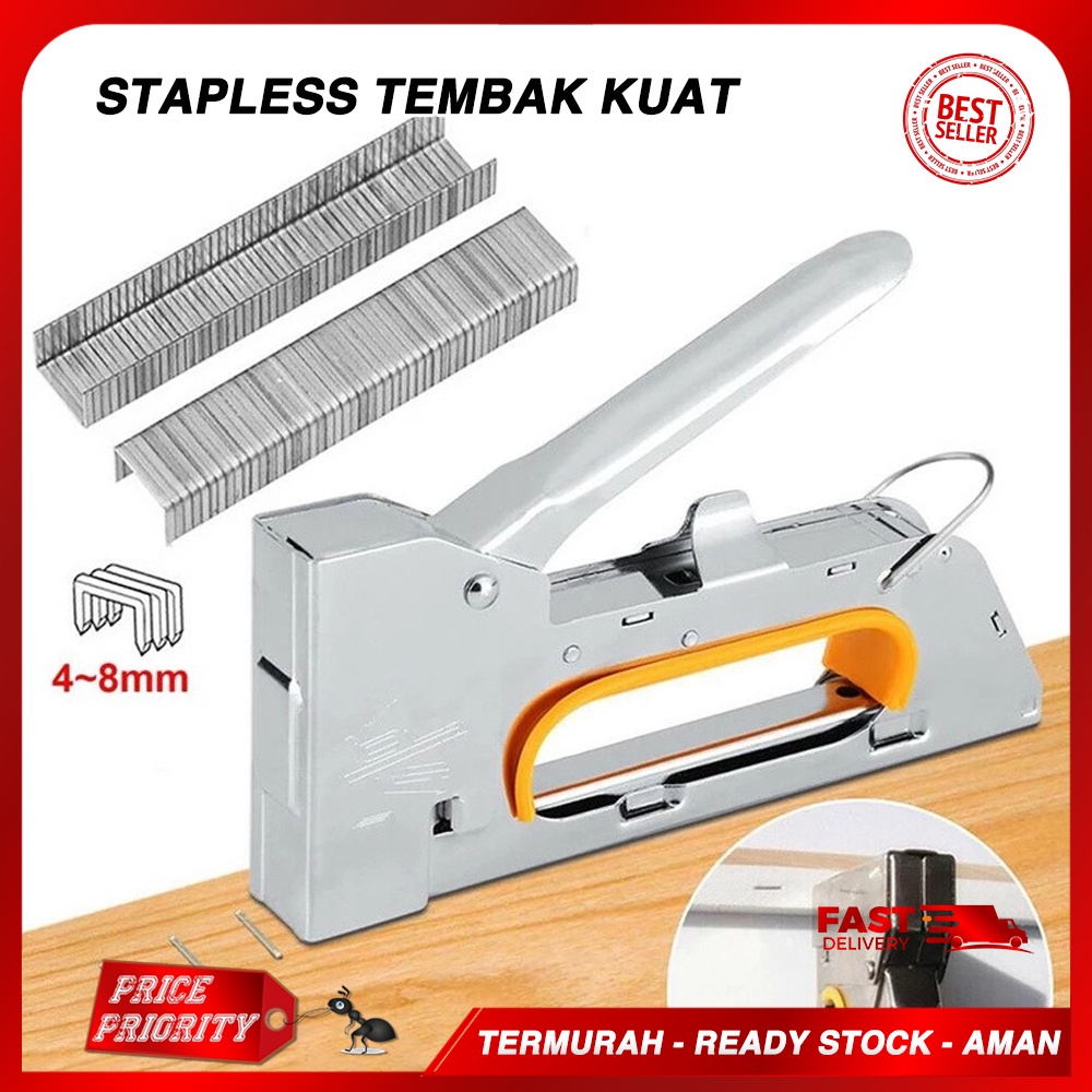 Jual Staples Tembak Staple Gun Tacker Jok Motor Steples Stepler Tembak ...