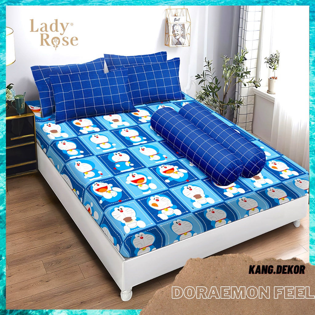 Jual SPREI LADY ROSE 180X200 NO 1 KING DORAEMON FEEL KARAKTER KARTUN ...