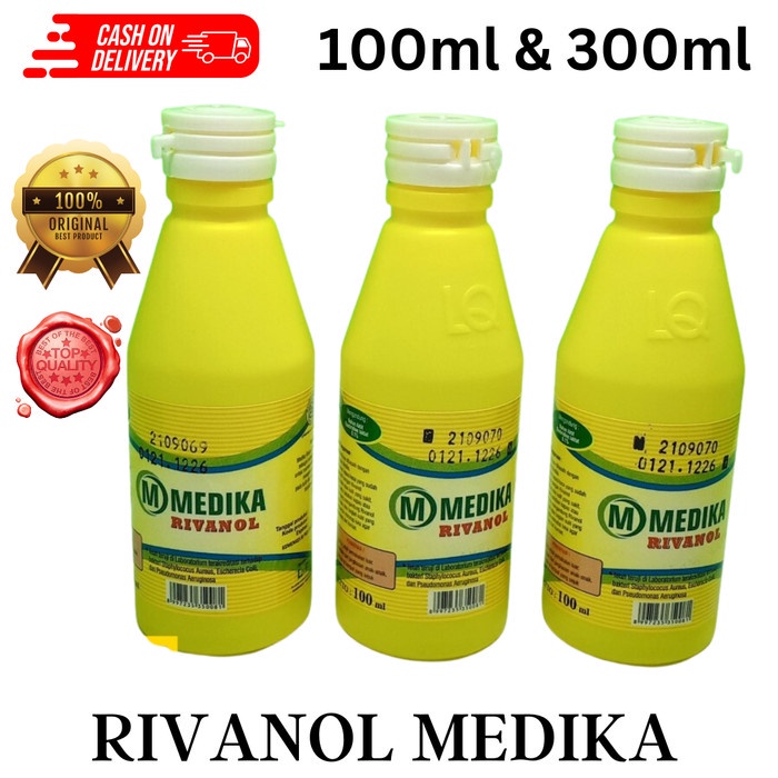 Jual [DARUMART] Medika Rivanol 300ml / Cairan Antiseptic Pembersih Luka ...