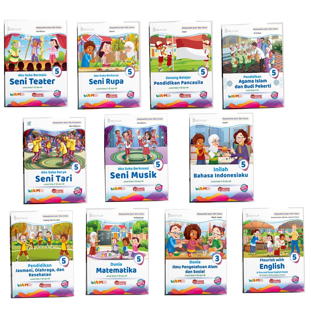 Jual Buku Paket Platinum Kelas 5 SD Kurikulum Merdeka Tiga Serangkai | Shopee Indonesia