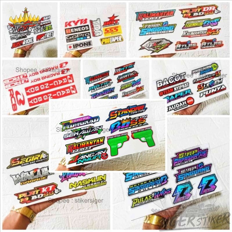 Jual STIKER SET PACK STICKER VIRAL KEREN | Shopee Indonesia