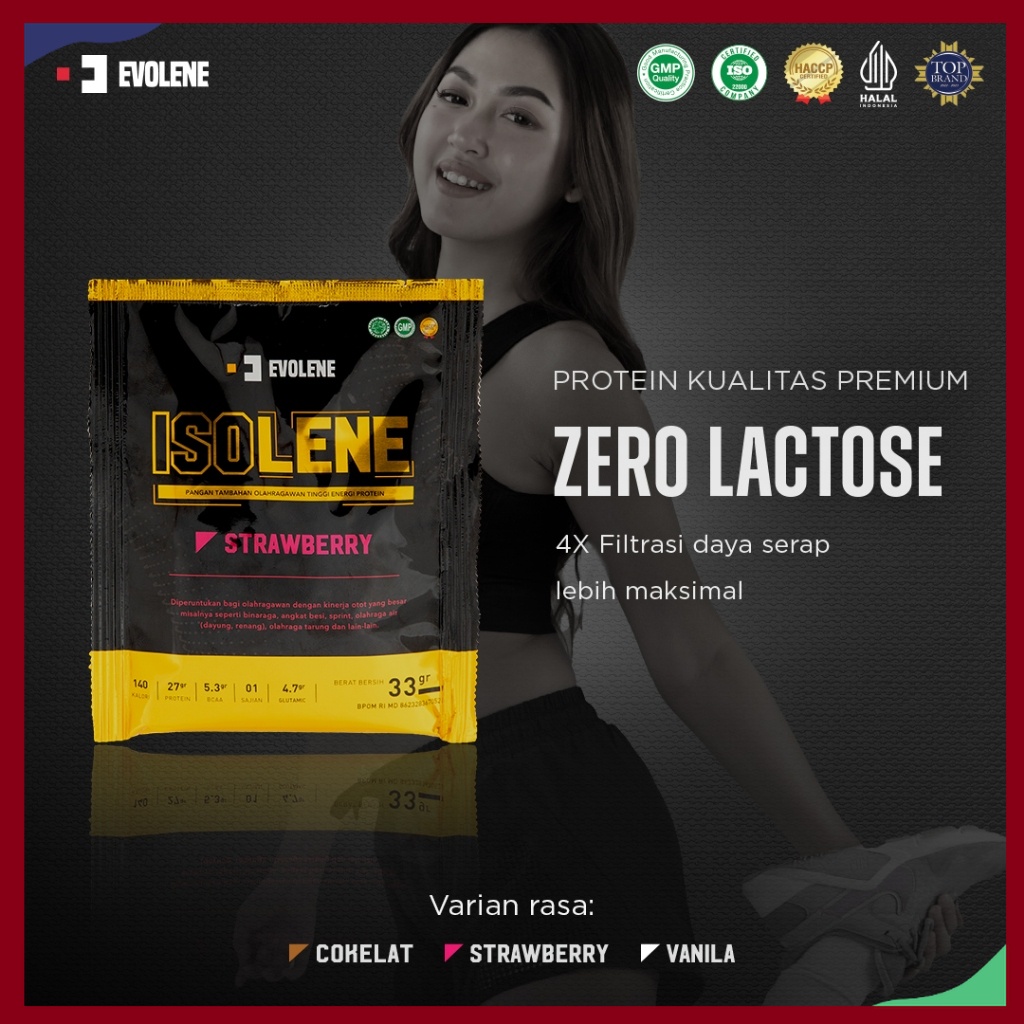 Jual Isolene Evolene Sachet - Suplemen Fitness - Suplemen Workout ...
