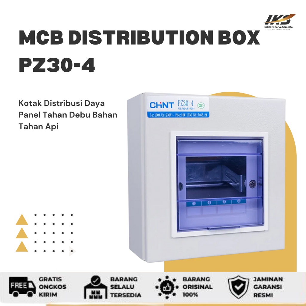Jual MCB Grup Distribution Box PZ30-4 Circuit Box Wiring Box | Shopee Indonesia