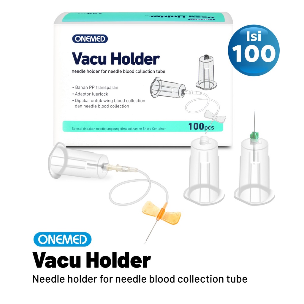 Jual Vacu Holder Pemegang Tabung Darah Vaculab OneLab OneMed Box Isi ...