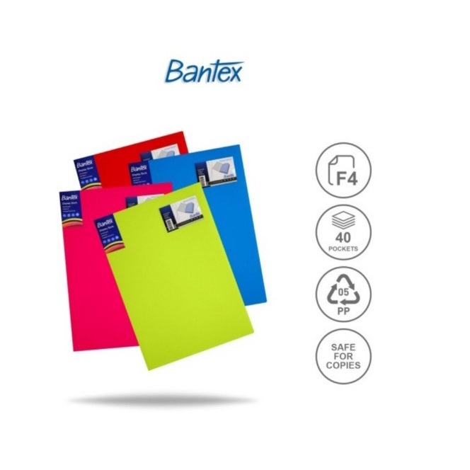 Jual Display Book Clear Holder Bantex F4 Folio 40 Pockets 3185 | Shopee ...