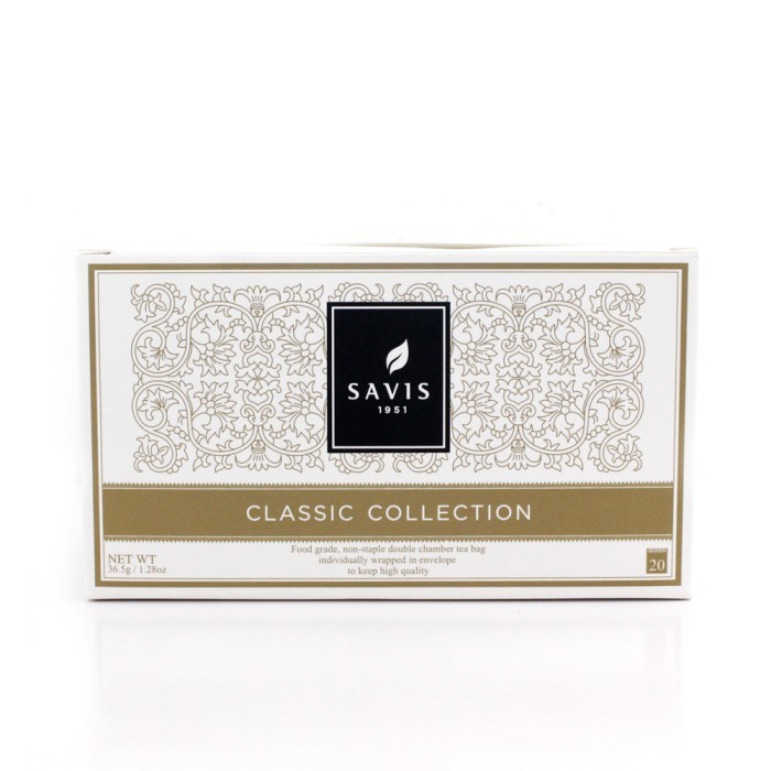 Jual Teh Premium Savis - Classic Collection 20 Teabag | Shopee Indonesia