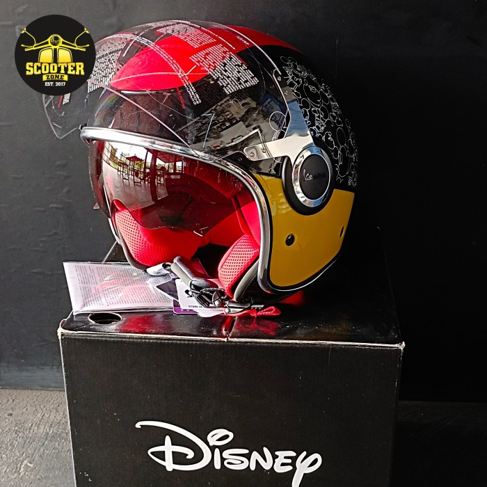Jual helm vespa disney mickey mouse original | Shopee Indonesia