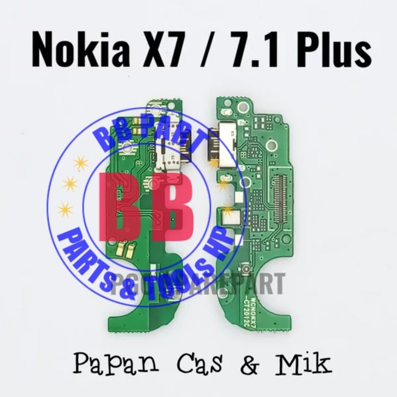 Jual Original Flexible Connector Charger Mic Nokia X7 - 7.1 Plus - Flexibel Fleksibel Konektor ...