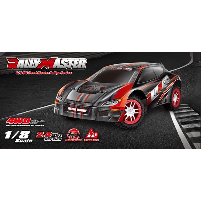 Jual Remo 8085 1/8 Rally Master Racer Brushless RC 4WD RTR | Shopee ...