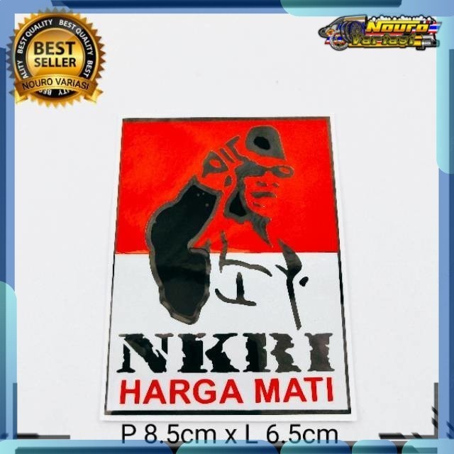Jual Sticker COD stiker cutting NKRI HARGA MATI SOEKARNO BAIK bagus ...