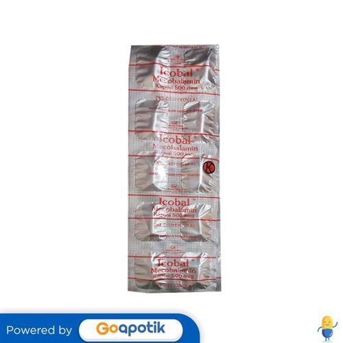 Jual Icobal 500 Mcg Strip 10 Kapsul | Shopee Indonesia