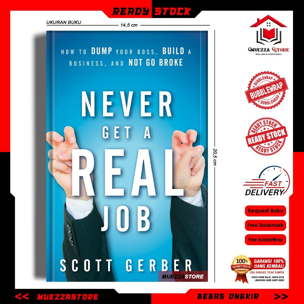 Jual Never Get a “Real” Job by Scott Gerber (English/Indonesia ...
