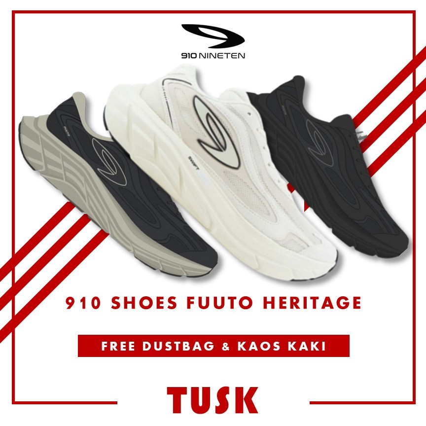 Jual Sepatu 910 Fuuto Heritage Original Sepatu Nineten Sport Running ...