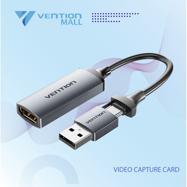 Jual Vention HDMI Video Capture Card USB Type C to HDMI Game Capture ...