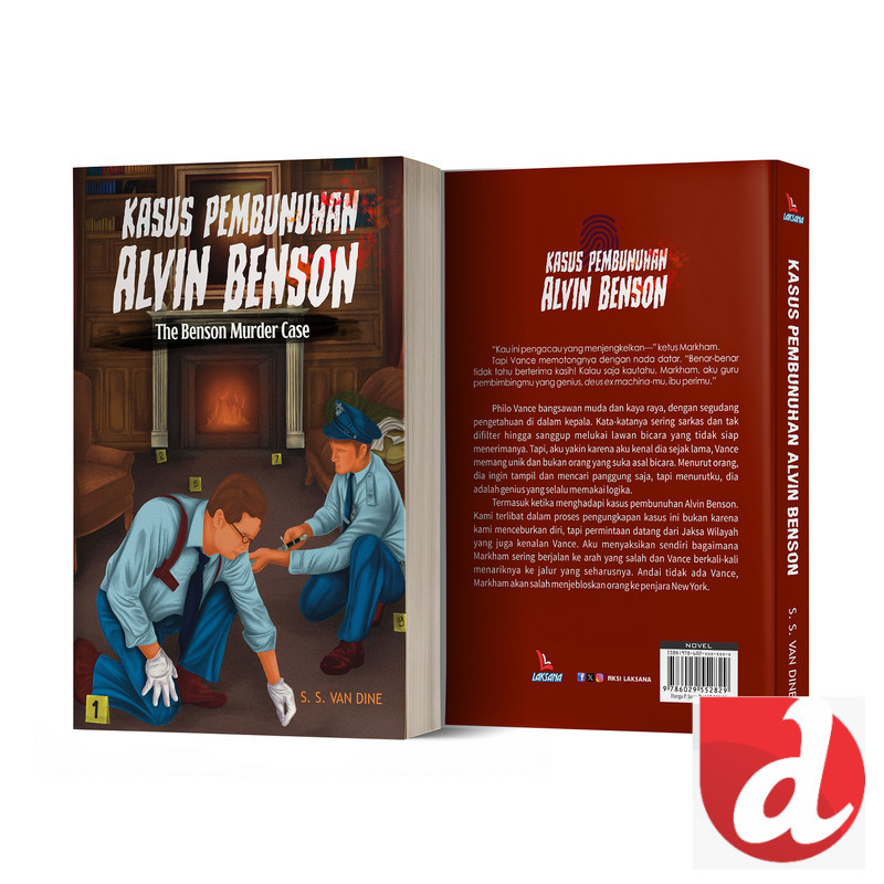 Jual Buku Kasus Pembunuhan Alvin Benson - S. S. Van Dine - Laksana ...