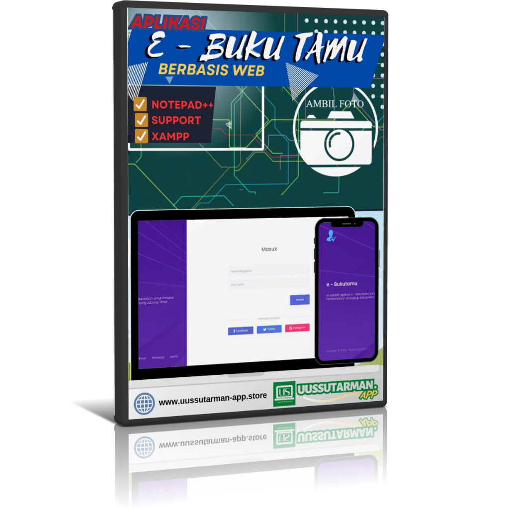 Jual Aplikasi e-Buku Tamu digital berbasis web - Codeigniter 3.1 | Shopee Indonesia