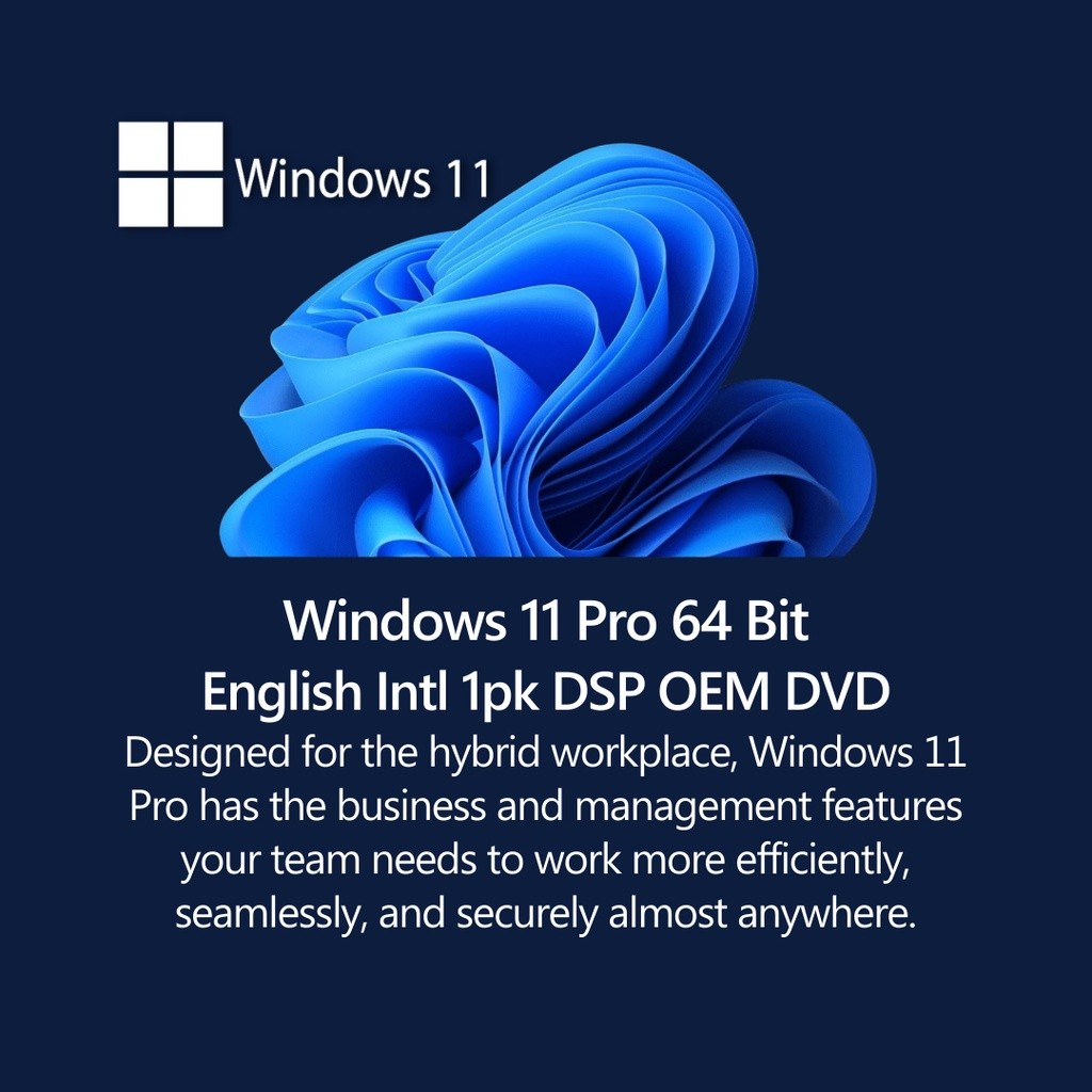 Jual Microsoft Windows 11 Professional 64Bit English Intl 1PC OEM DVD ...
