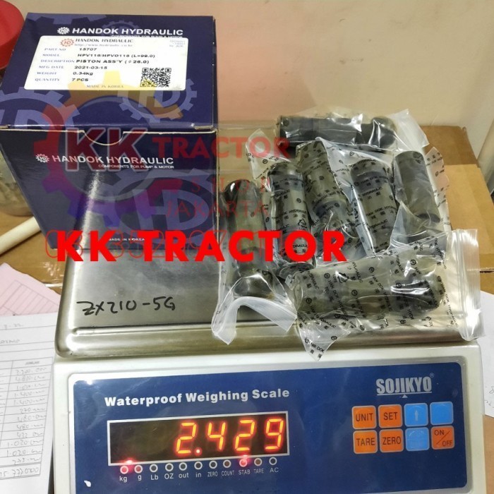 Jual PISTON POMPA ZX210-5G PISTON MAIN PUMP ZX210-5G HPV116 HANDOOK ...