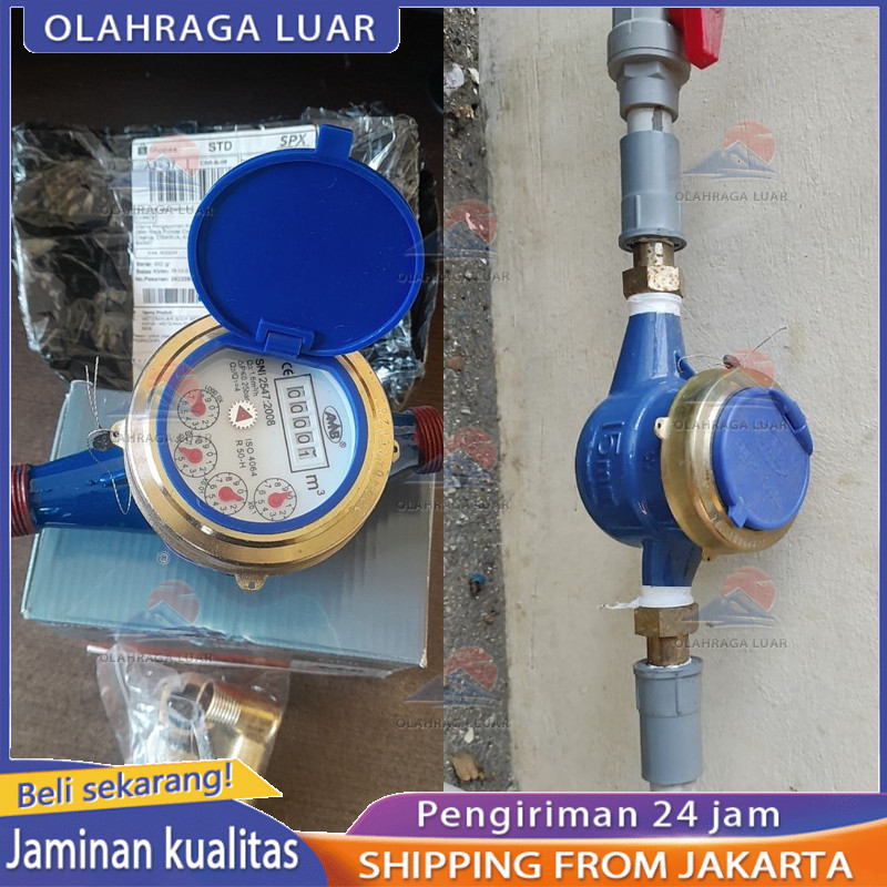 Jual Meteran Air Body BESI SNI / Water Meter / Water Flow Meter / IMD ...