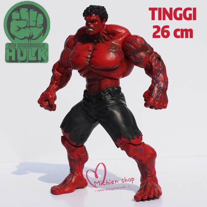 Jual Hulk merah action figure marvel red hulk | Shopee Indonesia