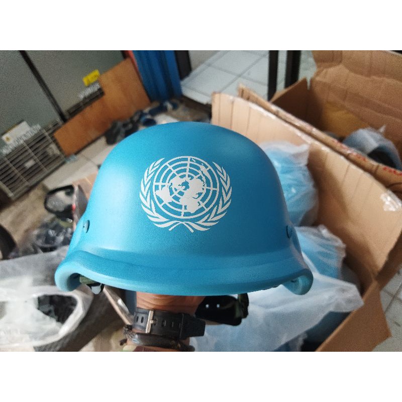 Jual Helm 3in1 Biru UN Unifil Lebanon | Shopee Indonesia