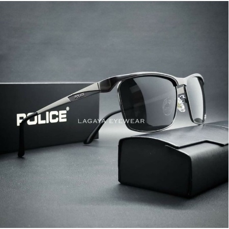 Jual Kacamata POLICE Trendy Masa Kini Sporty 7868 Polarized Super Fullset Free Pembersih ...