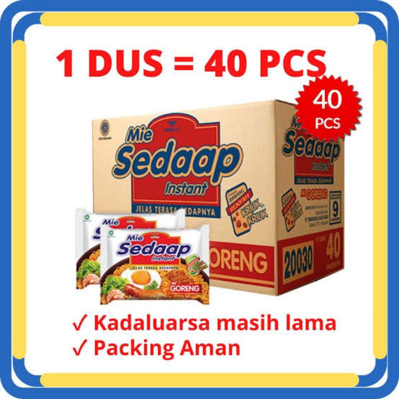 Jual mie sedap 1 dus varian rasa lengkap | Shopee Indonesia