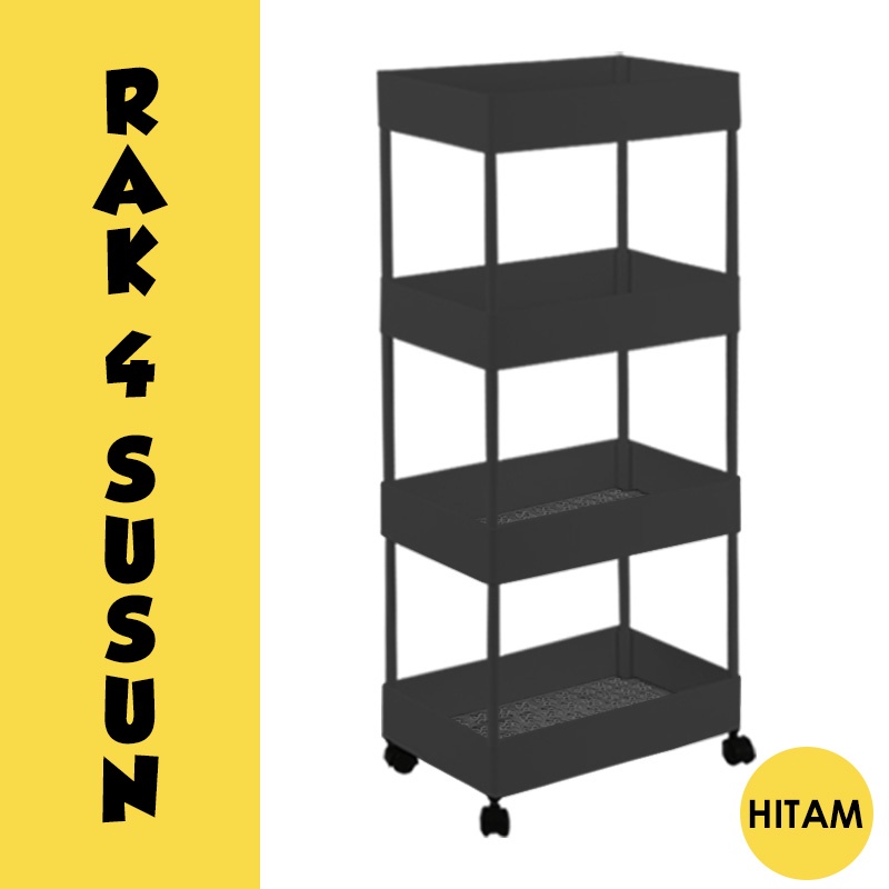 Jual (SS) Rak Susun Serbaguna 4 Tingkat Dengan Rod Rak Kamar Mandi ...