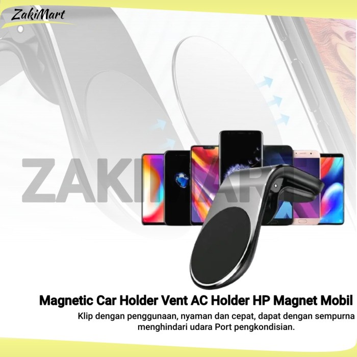 Jual Magnetic Car Holder Vent AC Holder HP Magnet Mobil Super Kuat ...