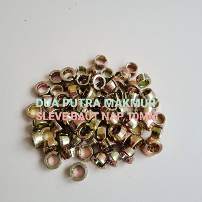 Jual RING BAUT NAP 10MM SLEVE BAUT NAP M10 KUNING HARGA 1PC -ANG45 ...