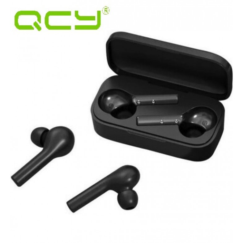 Jual QCY T5 Pro Bluetooth 5.0 TWS Gaming Earphone Wireless Charging | Shopee Indonesia