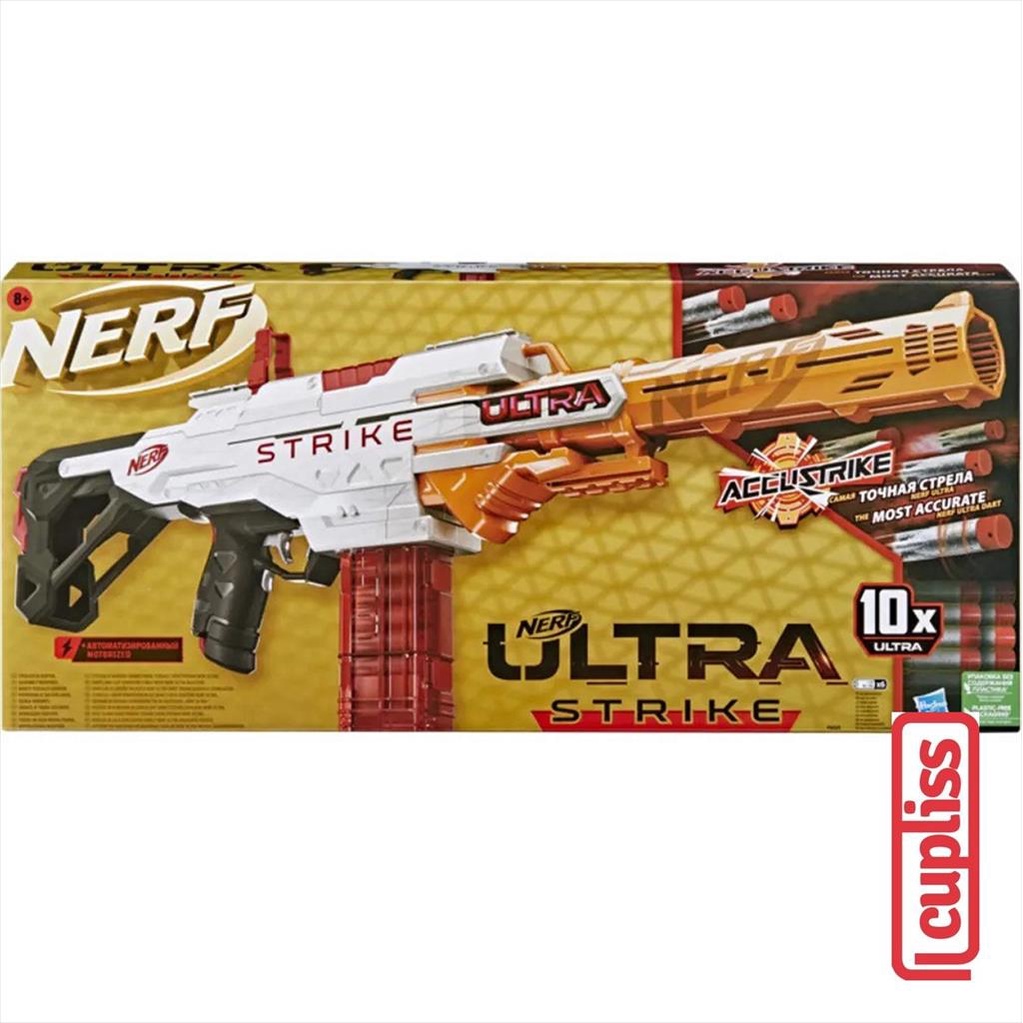 Jual NERF Original Ultra Strike Motorized Blaster Hasbro F6025 Cupliss ...