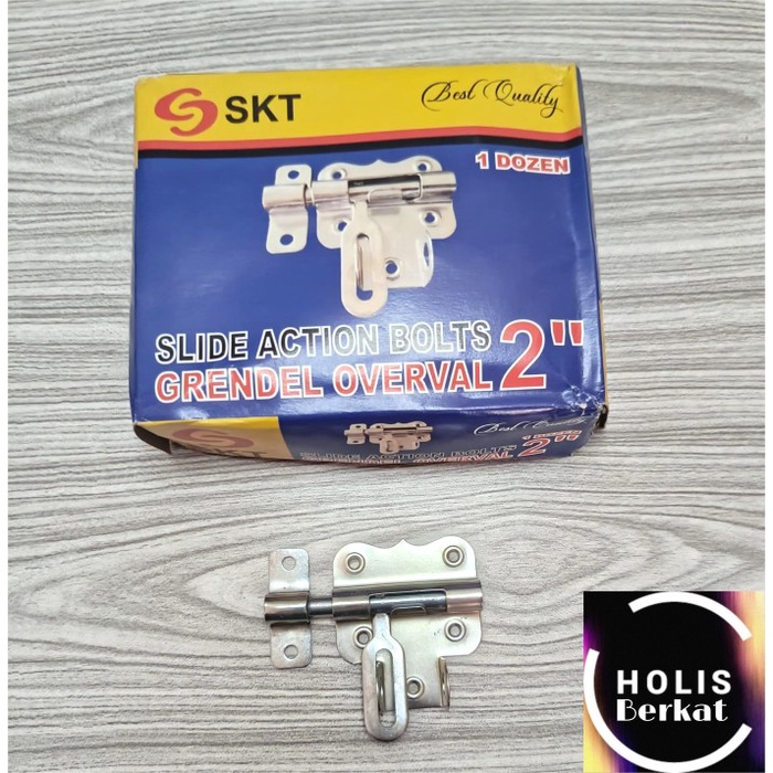 Jual Selot Slot Pintu Gudang 2 Inci Grendel Overpal Jendela Barrel Bolt ...