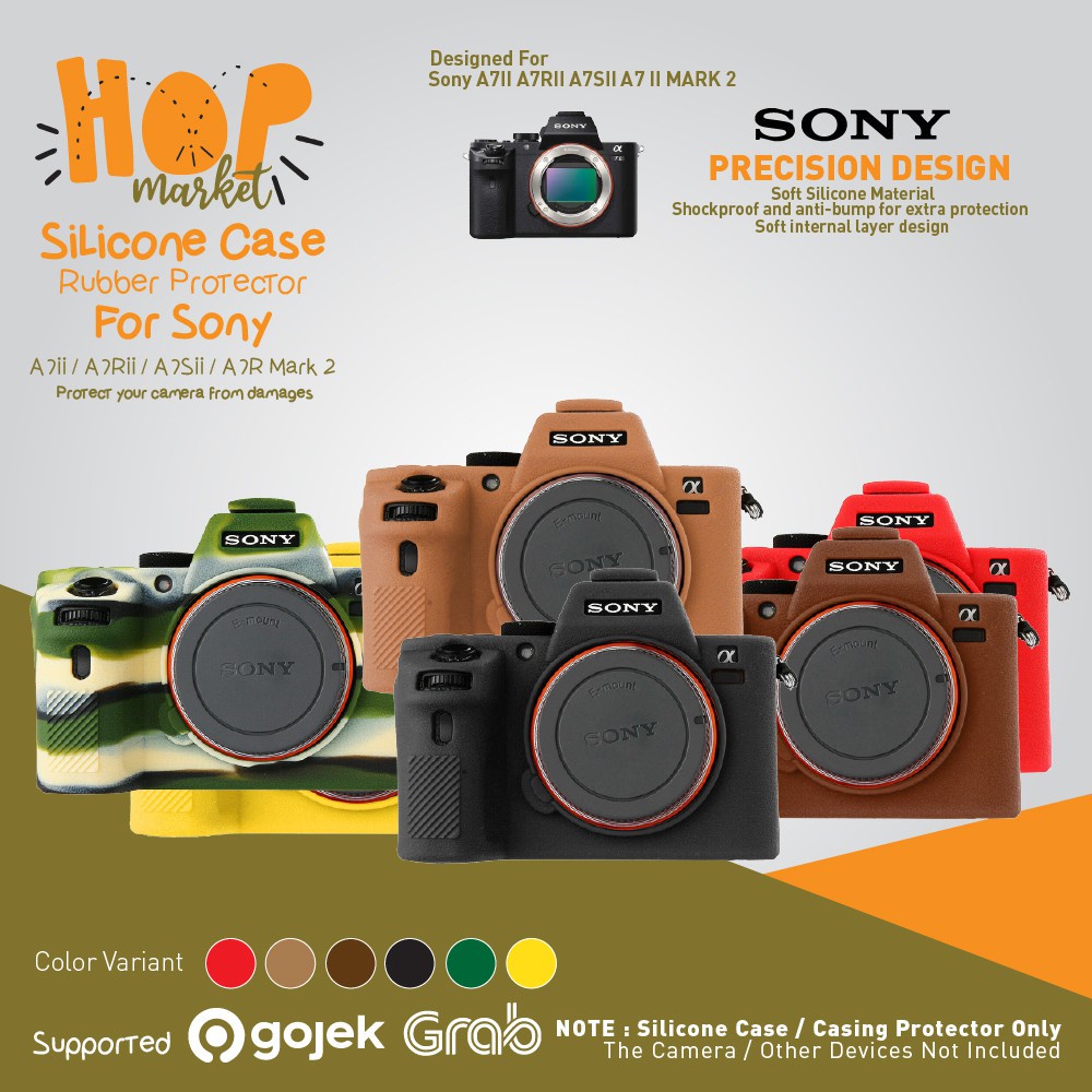 Jual Silicone Case for Sony A7ii A7Rii A7Sii (A7 A7R II MARK 2 ONLY ...
