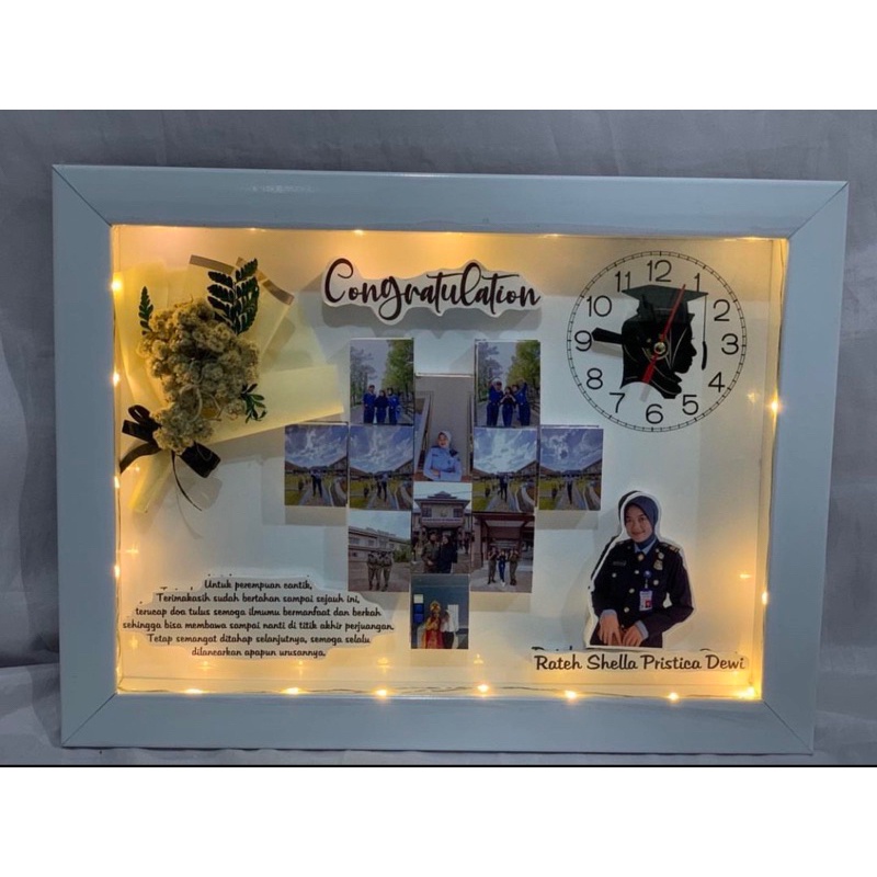 Jual Kado Hadiah Pop up frame flower frame graduation wedding ...
