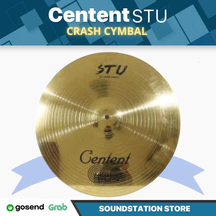 Jual CENTENT STU Crash Cymbal | Simbal 14 16 18 19 Inch | Shopee Indonesia