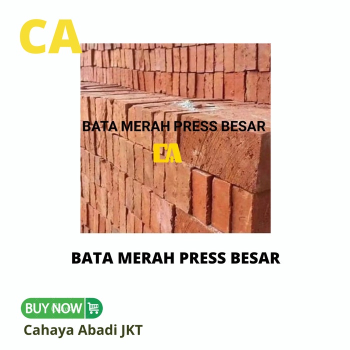 Jual BATA MERAH PRESS BESAR Tebal 4 cm | Shopee Indonesia