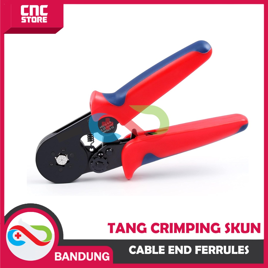 Jual TANG CRIMPING SKUN HSC8 6-6 AWG 23-10 CABLE END FERRULES | Shopee ...
