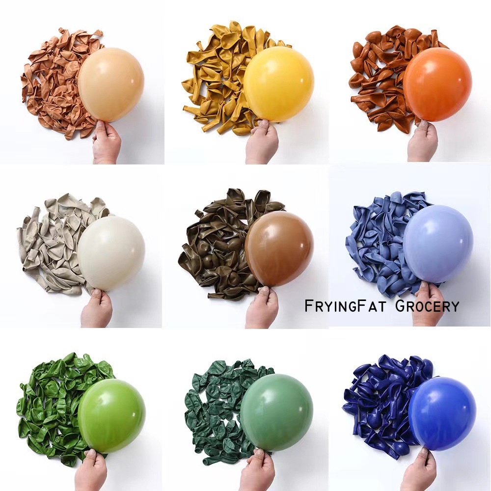 Jual (200 Pcs) Balon Doff 5 inch Warna Unik / Vintage Harga Per Pack ...