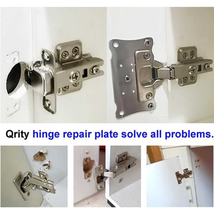 Jual MKKK Plat Perbaikan Engsel Pintu Lemari Kabinet Hinge Repair Plate ...